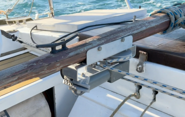 Milo tiller autopilot. For boats equiped with a tiller.